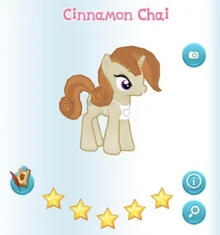Cinnamon Chai | The My Little Pony Gameloft Wiki | Fandom