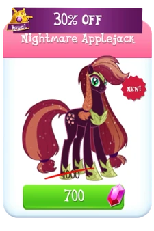 Nightmare Applejack | The My Little Pony Gameloft Wiki | Fandom