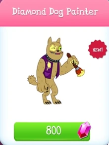 Diamond Dog Painter | The My Little Pony Gameloft Wiki | Fandom