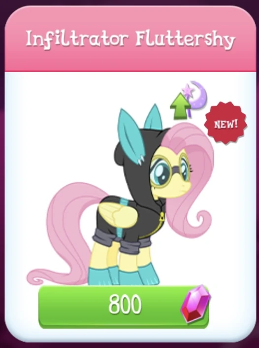 Infiltrator Fluttershy | The My Little Pony Gameloft Wiki | Fandom