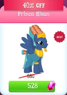 Prince Hisan | The My Little Pony Gameloft Wiki | Fandom
