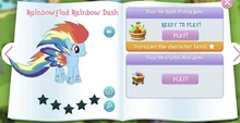 Rainbowfied Rainbow Dash | The My Little Pony Gameloft Wiki | Fandom