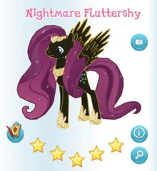 Nightmare Fluttershy | The My Little Pony Gameloft Wiki | Fandom