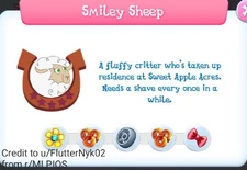 Smiley Sheep | The My Little Pony Gameloft Wiki | Fandom