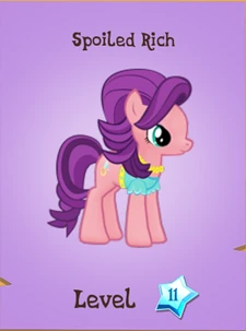 Spoiled Rich | The My Little Pony Gameloft Wiki | Fandom