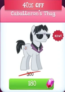 Caballeron's Thug | The My Little Pony Gameloft Wiki | Fandom