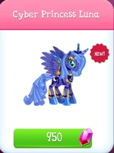 Cyber Princess Luna | The My Little Pony Gameloft Wiki | Fandom