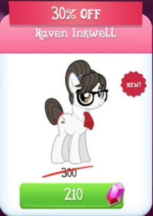 Raven Inkwell | The My Little Pony Gameloft Wiki | Fandom