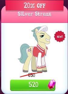 Silver Streak | The My Little Pony Gameloft Wiki | Fandom
