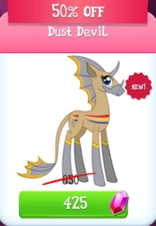 Dust Devil | The My Little Pony Gameloft Wiki | Fandom