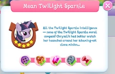 Mean Twilight Sparkle | The My Little Pony Gameloft Wiki | Fandom