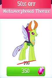Metamorphosed Thorax | The My Little Pony Gameloft Wiki | Fandom