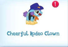 Cheerful Rodeo Clown | The My Little Pony Gameloft Wiki | Fandom