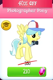 Photographer Pony | The My Little Pony Gameloft Wiki | Fandom