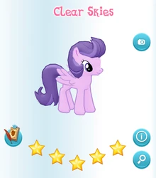 Clear Skies | The My Little Pony Gameloft Wiki | Fandom
