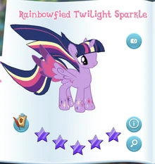 Rainbowfied Twilight Sparkle | The My Little Pony Gameloft Wiki | Fandom