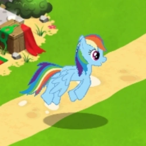 Rainbow Dash Flying Fast Gif