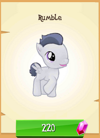 Rumble | The My Little Pony Gameloft Wiki | Fandom