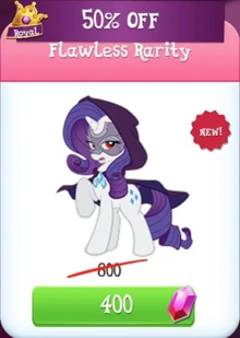 Flawless Rarity | The My Little Pony Gameloft Wiki | Fandom
