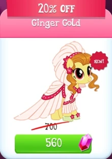 Ginger Gold | The My Little Pony Gameloft Wiki | Fandom