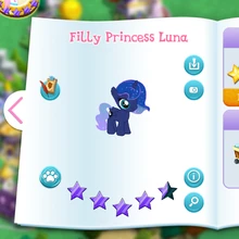 Filly Princess Luna | The My Little Pony Gameloft Wiki | Fandom