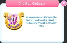 Crystal Cadence | The My Little Pony Gameloft Wiki | Fandom