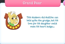 Grand Pear | The My Little Pony Gameloft Wiki | Fandom