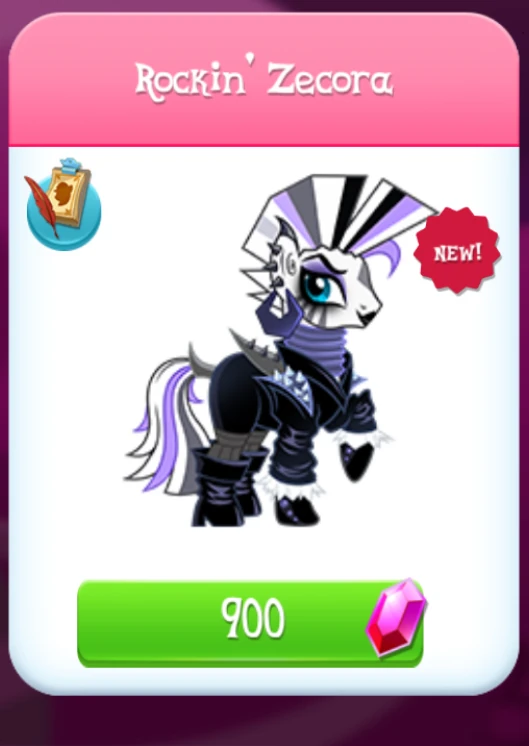 Rockin' Zecora | The My Little Pony Gameloft Wiki | Fandom