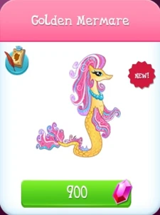 Golden Mermare | The My Little Pony Gameloft Wiki | Fandom