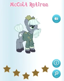 McColt Retiree | The My Little Pony Gameloft Wiki | Fandom