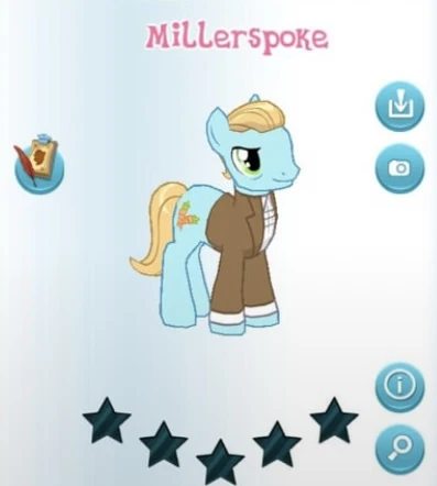 Millerspoke | The My Little Pony Gameloft Wiki | Fandom