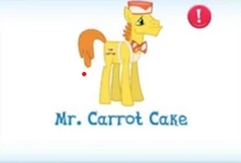 Mr. Carrot Cake | The My Little Pony Gameloft Wiki | Fandom