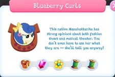 Blueberry Curls | The My Little Pony Gameloft Wiki | Fandom