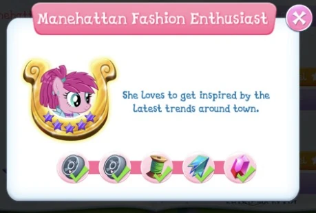 Manehattan Fashion Enthusiast | The My Little Pony Gameloft Wiki | Fandom