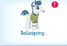 Salespony | The My Little Pony Gameloft Wiki | Fandom