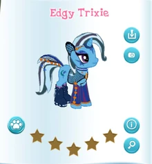 Edgy Trixie | The My Little Pony Gameloft Wiki | Fandom