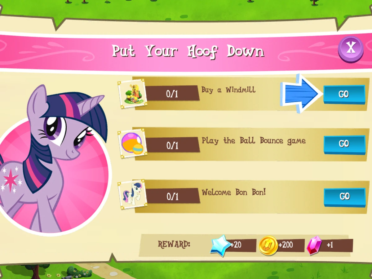 Ponyville quests/old | The My Little Pony Gameloft Wiki | Fandom
