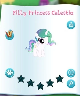 Filly Princess Celestia | The My Little Pony Gameloft Wiki | Fandom