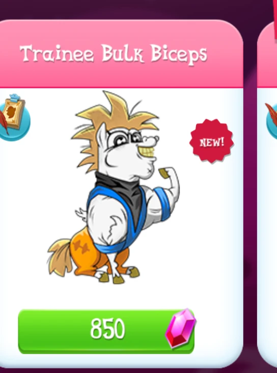 Trainee Bulk Biceps | The My Little Pony Gameloft Wiki | Fandom