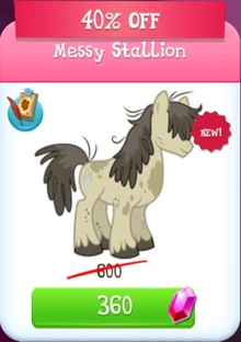 Messy Stallion | The My Little Pony Gameloft Wiki | Fandom
