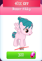 Baker Filly | The My Little Pony Gameloft Wiki | Fandom