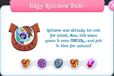 Edgy Rainbow Dash | The My Little Pony Gameloft Wiki | Fandom