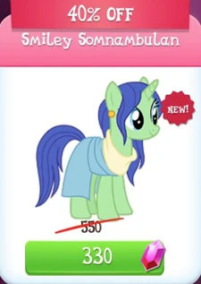 Smiley Somnambulan | The My Little Pony Gameloft Wiki | Fandom