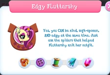 Edgy Fluttershy | The My Little Pony Gameloft Wiki | Fandom