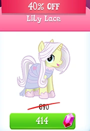 Lily Lace | The My Little Pony Gameloft Wiki | Fandom