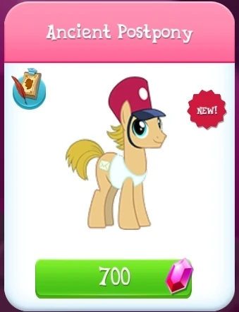 Ancient Postpony | The My Little Pony Gameloft Wiki | Fandom