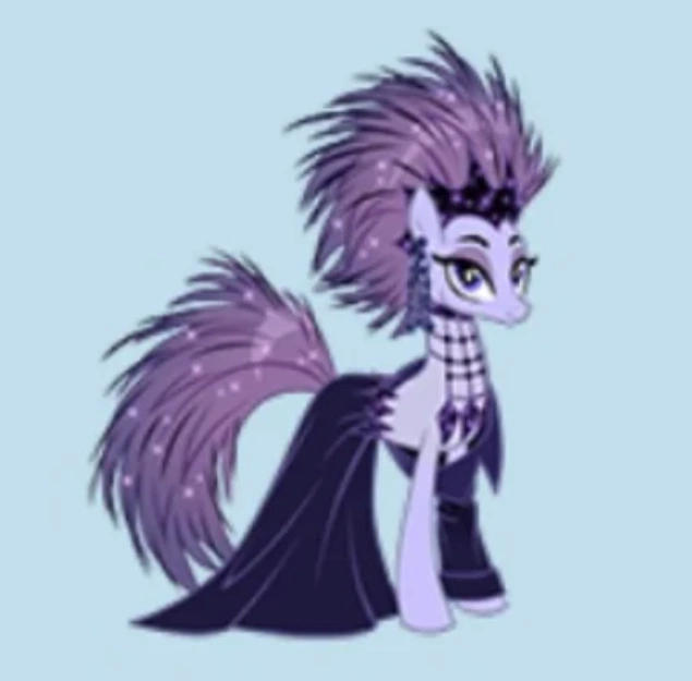 Gothic Rarity-Pommel Model | The My Little Pony Gameloft Wiki | Fandom