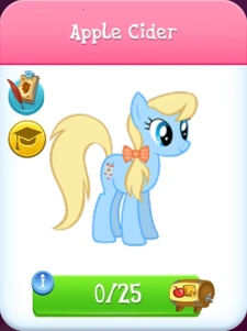 Apple Cider | The My Little Pony Gameloft Wiki | Fandom