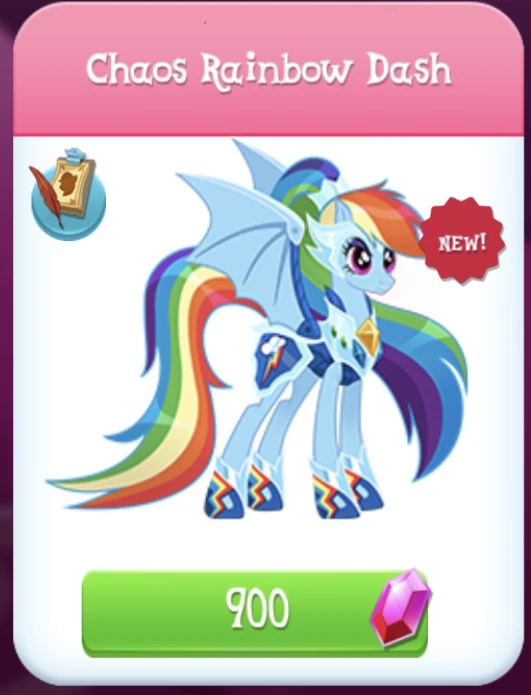 Chaos Rainbow Dash | The My Little Pony Gameloft Wiki | Fandom