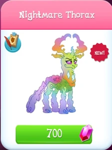Nightmare Thorax | The My Little Pony Gameloft Wiki | Fandom